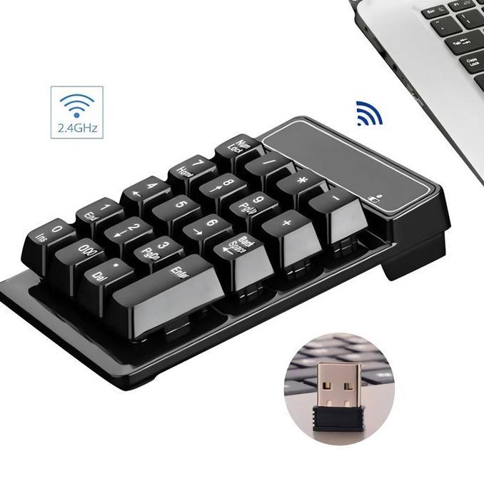 Jual Keypad Numeric Angka Keyboard Kalkulator Numpad Wireless Laptop ...