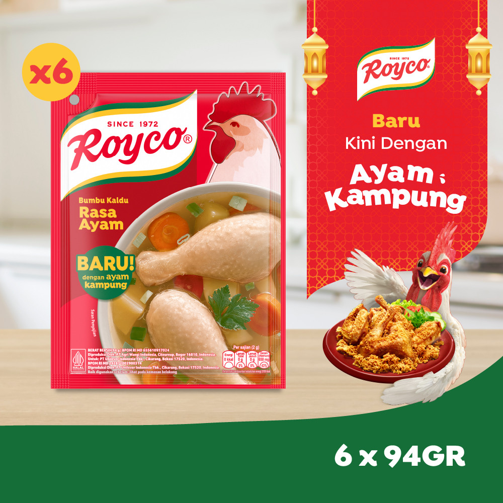 Jual Royco Bumbu Kaldu Penyedap Rasa Ayam Kampung dengan Kaldu Gold ...