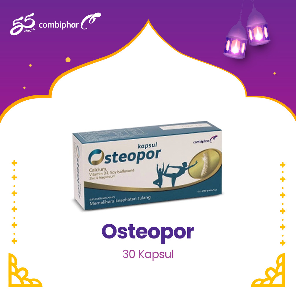 Jual Osteopor 30 Kapsul Pelihara Kesehatan Tulang | Shopee Indonesia