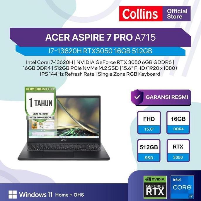 Jual Acer Aspire 7 Pro Terlengkap & Harga Terbaru April 2026 | Shopee ...