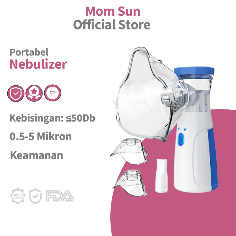 Jual Mom Sun N7 Plus Nebulizer Portable / alat Nebulizer Anak ...