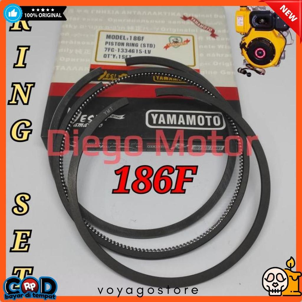 Jual Wajib Punya! 186F Ring Piston Seher Mesin Genset Solar Silent ...