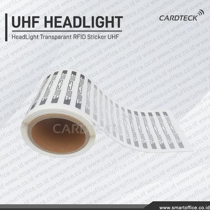 Jual WESLEY UHF Sticker HeadLight Transparant ElectroStatic RFID ...