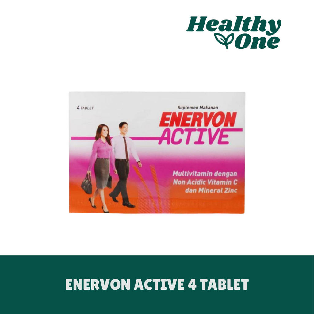 Jual ENERVON ACTIVE 1 STRIP 4 TABLET | Shopee Indonesia