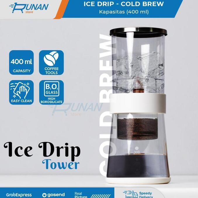 Jual NEW Cold Brew Drip Coffee Maker 400ml - Ice Dripper Kopi Set Slow ...