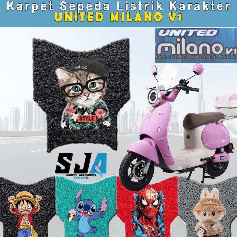 Jual Racun Shopee Karpet Karet Sepeda Listrik United Milano V1 Tebal ...