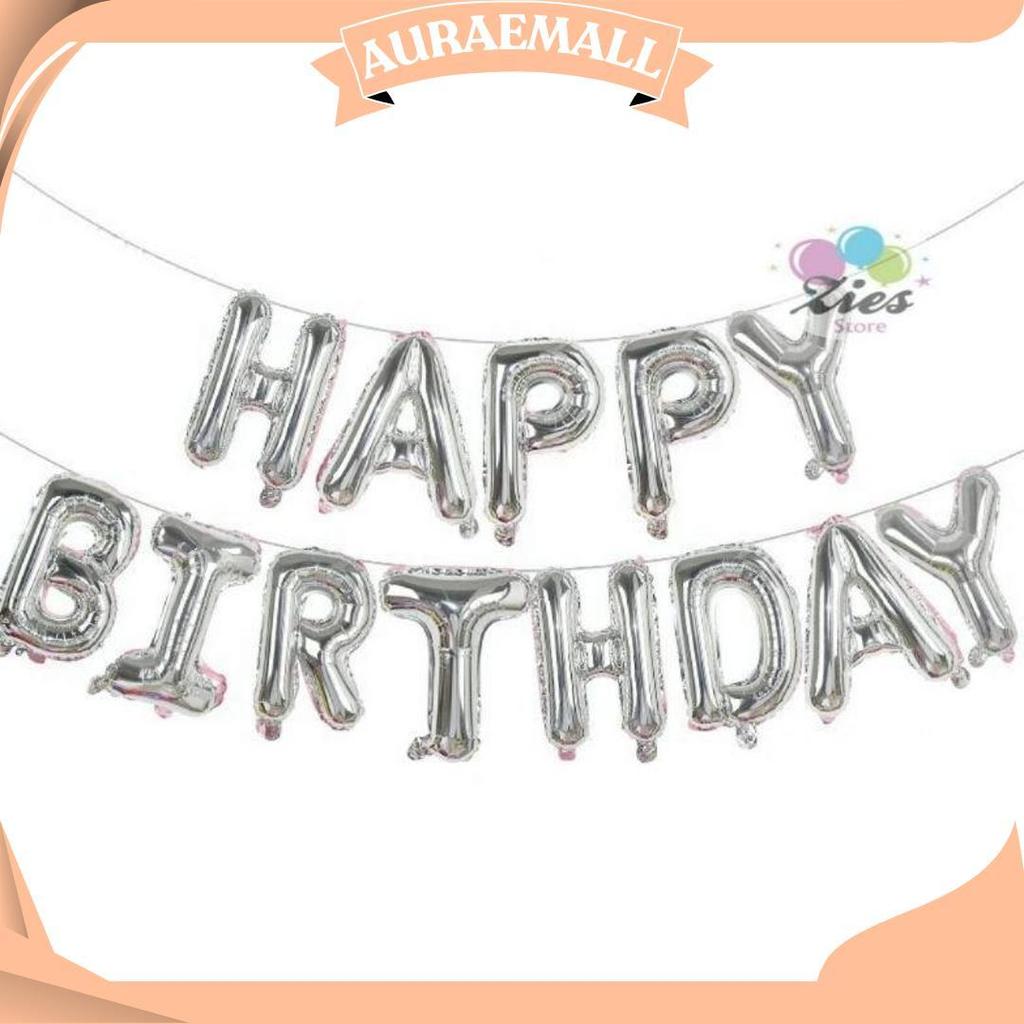 Jual Balon Foil Huruf Set Happy Birthday / Balon Set Happy Birthday ...