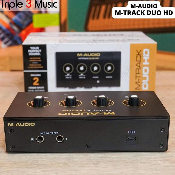 Jual M-AUDIO M-TRACK DUO HD 2 in 2 out audio interface USB C 192 khz ...