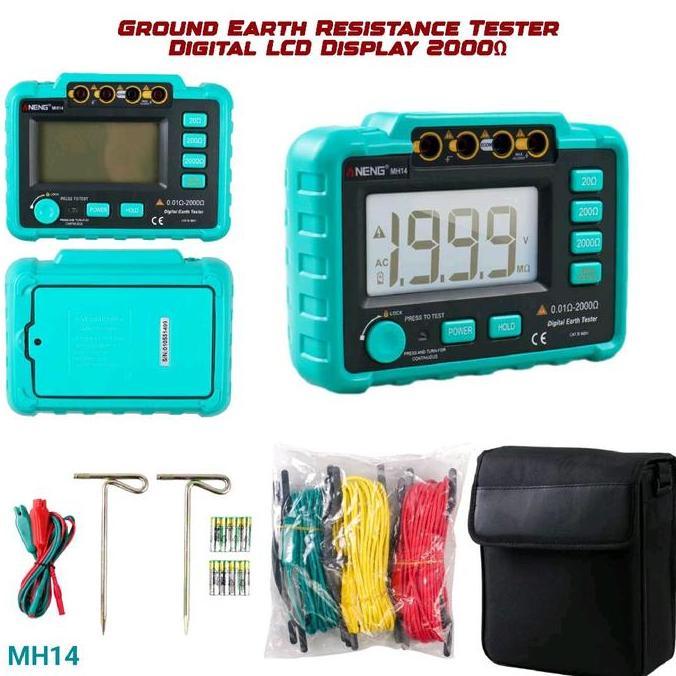 Jual MEGGER MEGOHMETER ALAT UKUR RESISTANSI GROUNDING LISTRIK DIGITAL ...