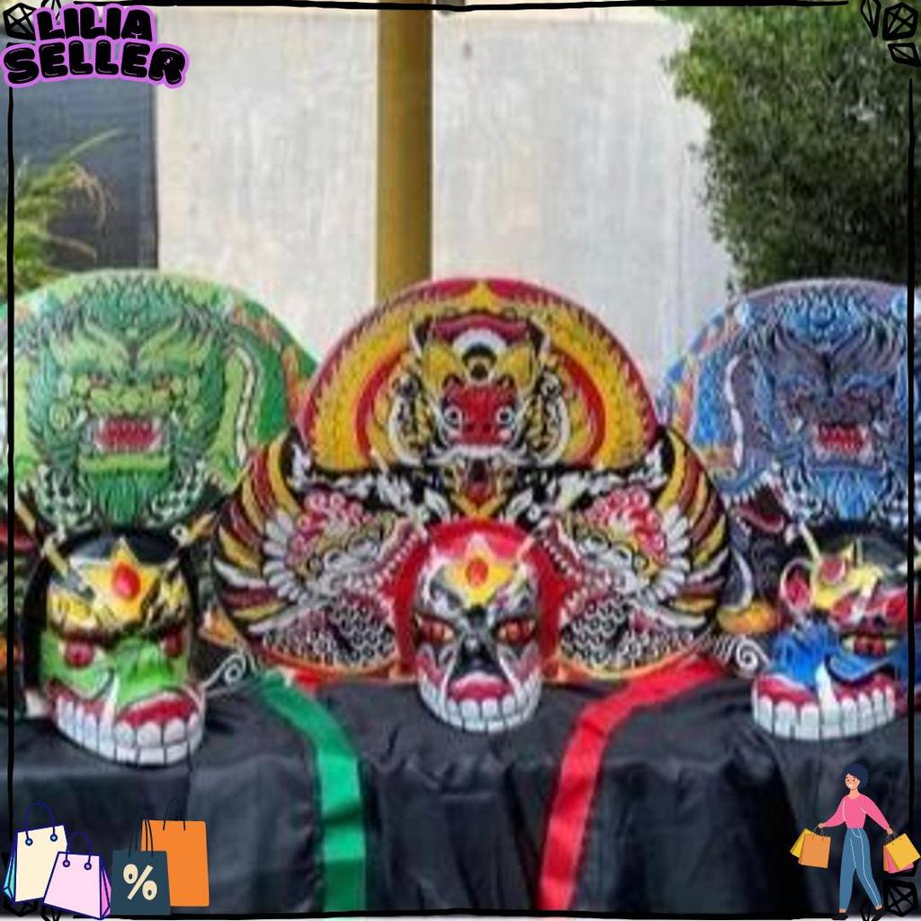 Jual BARONGAN DEVIL Sungut Full Kayu Asli Ukuran 14 Bonus Kemul Panjang ...