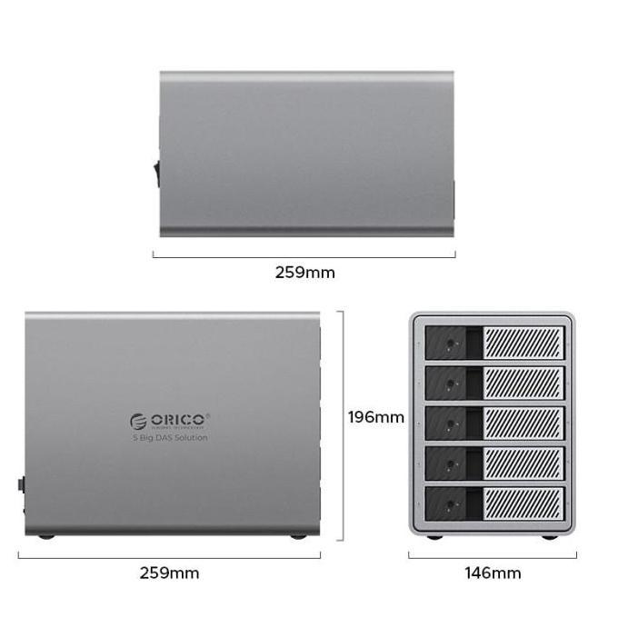 Jual ORICO Big RAID DAS Solution / DAS Studio / ProThunder 2bay 4bay ...