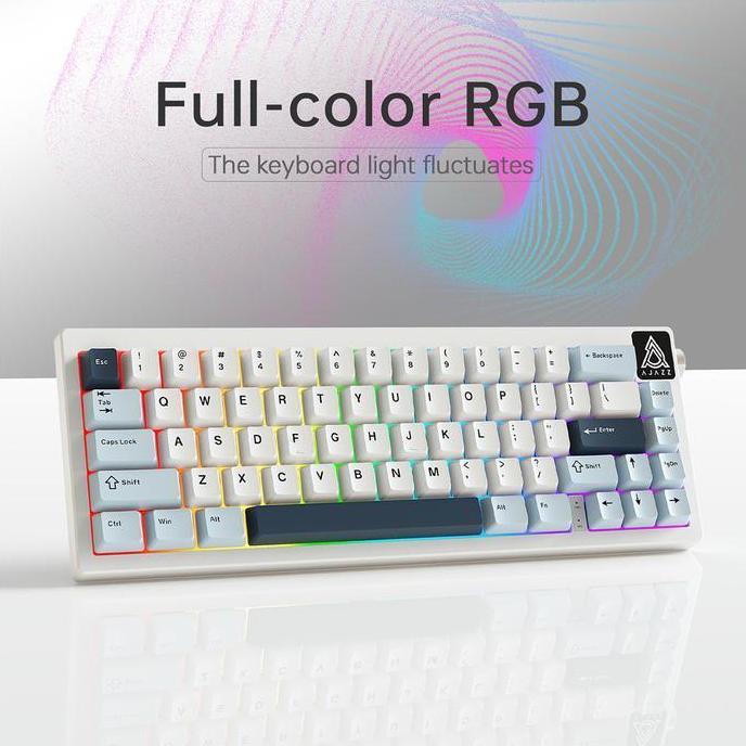 Jual Ajazz AK650 AK-650 Wired Mechanical Gaming Keyboard Hotswap Anti ...