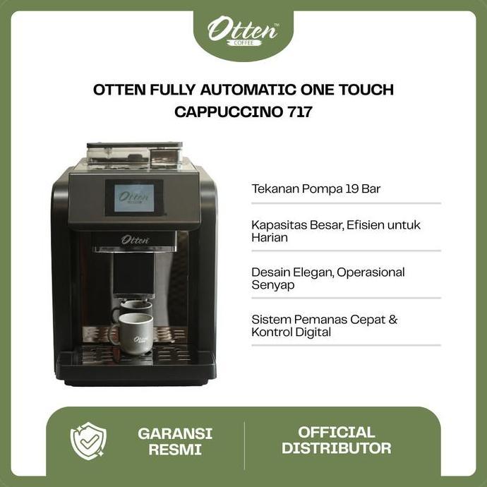 Jual OTTEN 717 - FULLY AUTOMATIC ONE TOUCH CAPPUCCINO COFFEE MACHINE ...