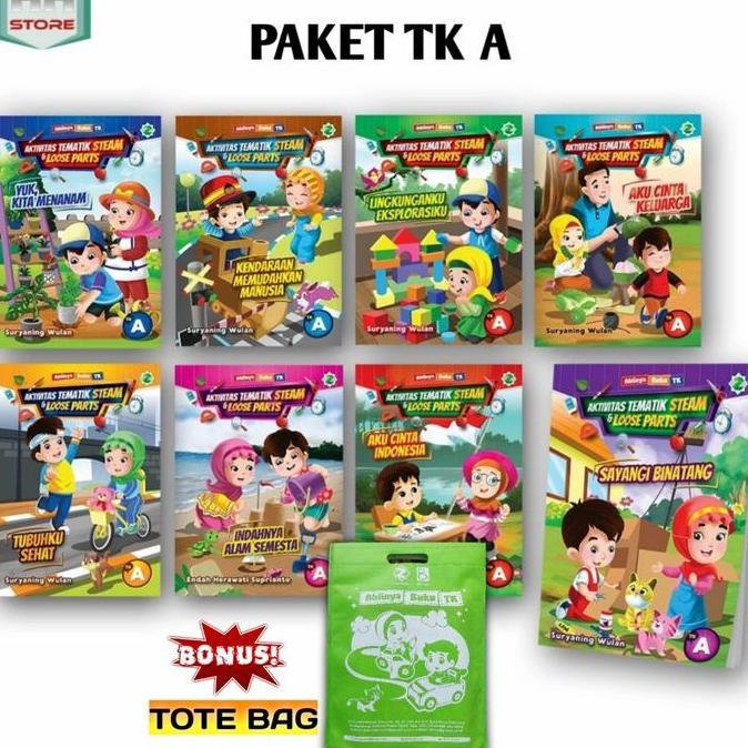 Jual Buku Pelajaran Tk / Paud - Paket Activitas Tematik Steam & Loose ...