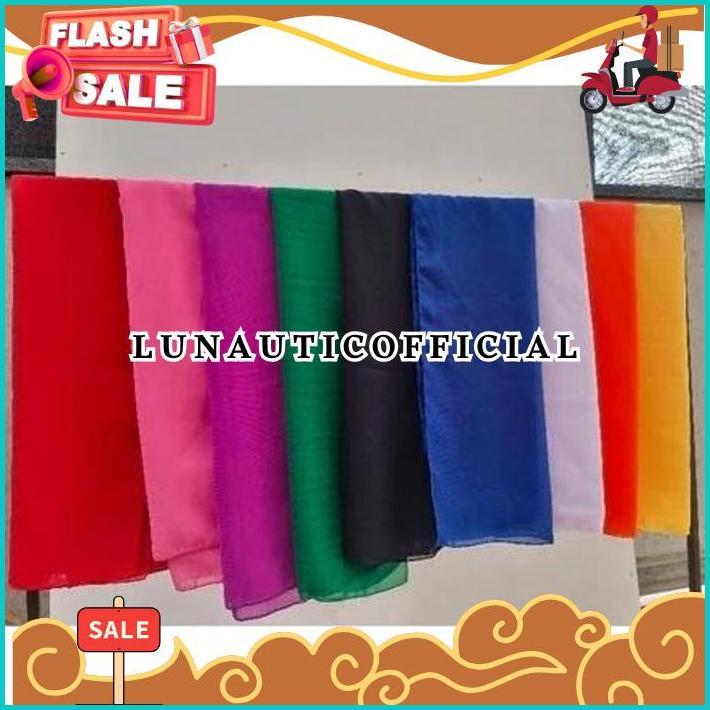 Jual Sampur / Selendang Tari Polos untuk anak SD / SMP ukuran 2,1 Meter ...