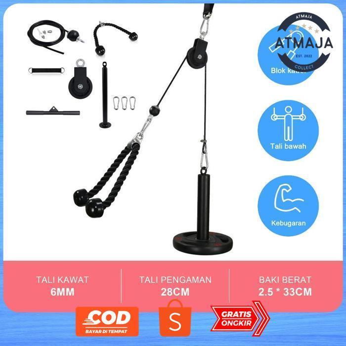 Jual rq-56 Pull down Katrol Pulldown catrol Alat Fitness kabel Gym DIY ...
