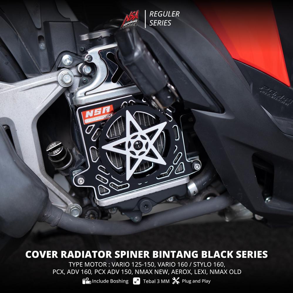 Jual Wirya Asih - Nsa Cover Radiator Spiner Bintang Black Series Vario ...