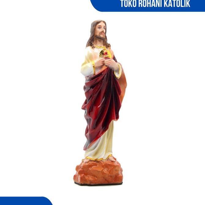 Jual PAKET PATUNG MARIA, YESUS + SALIB DUDUK 20 CM / SALIB MEJA KATOLIK ...