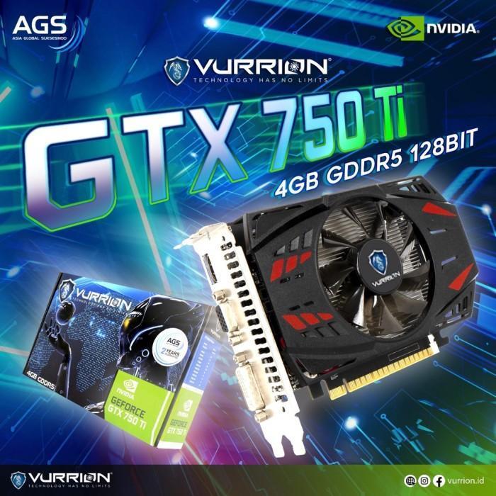 Jual Vga Vurrion Gtx 750 Ti 4Gb Ddr5 128Bit Gaming Vga Ori Cards ...