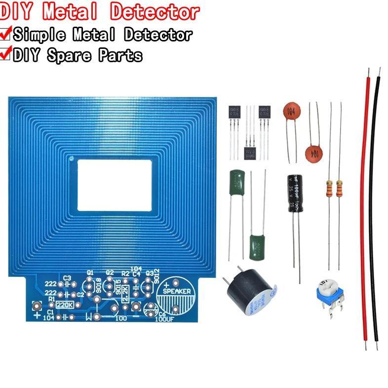 Jual Metal Detector Scanner Unassembled Kit DC 3V-5V Suite Metal Sensor ...