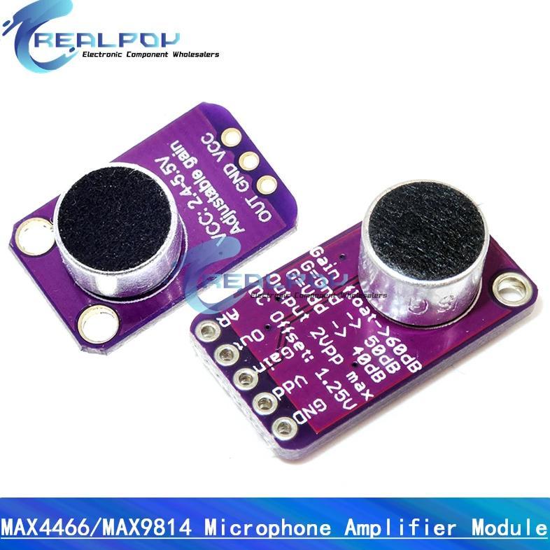 Jual MAX9814 Microphone AGC Amplifier Board Sound sensor Module Auto ...