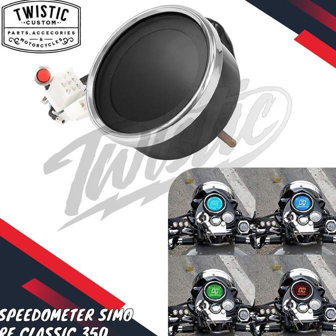 Jual Speedometer Digital Simo Motor Royal Enfield Classic 350 500 ...