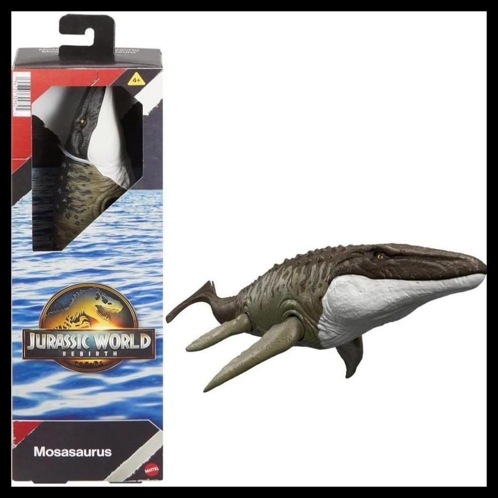 Jual Flash Sale Jurassic World Rebirth Basic Mosasaurus-Actionfigur, 30 ...