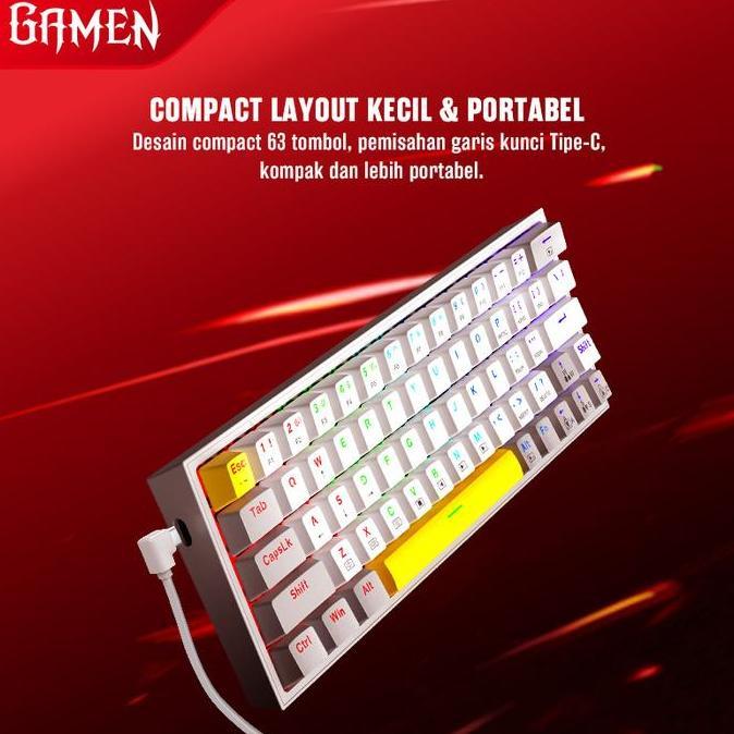 Jual Bestone- GAMEN Titan V Lite Latest Titan Series Mechanical Gaming ...