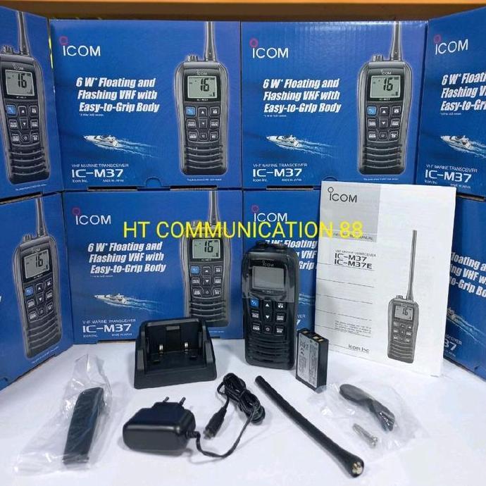 Jual Ht Icom Ic-M37 Vhf Marine | Shopee Indonesia