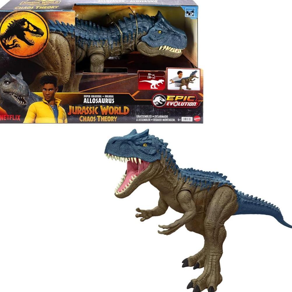 Jual Mattel Jurassic World Super Colossal Allosaurus Action | Shopee ...