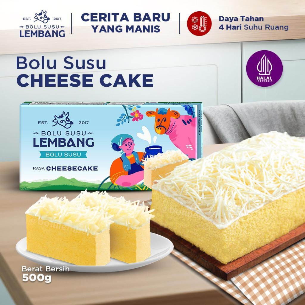Jual Bolu Susu Lembang Cheese Cake - Reguler Pack (500Gr) - Oleh-Oleh ...