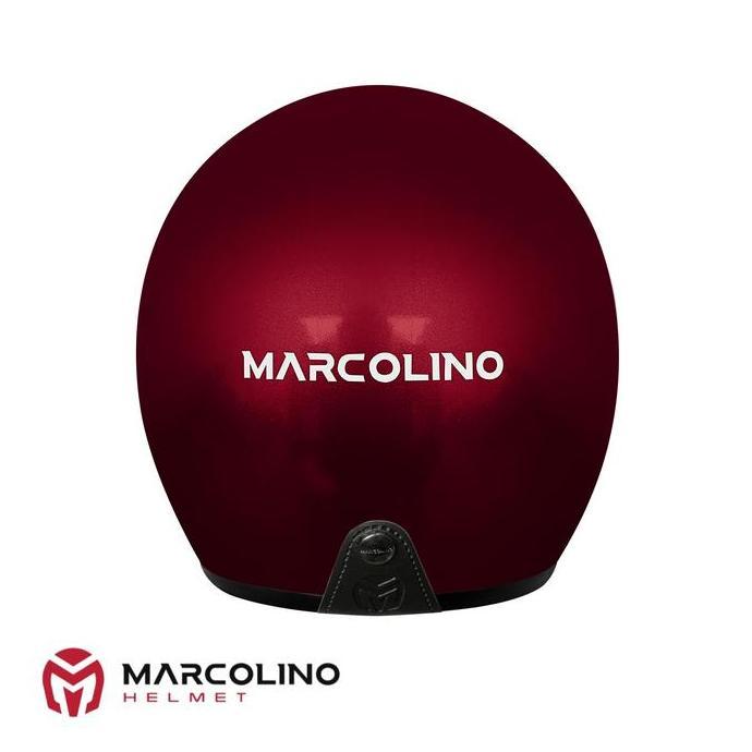 Jual NEW [ MAROON GLOSSY WITH VISOR ] HELM BOGO CEWEK COWOK PRIA WABITA ...