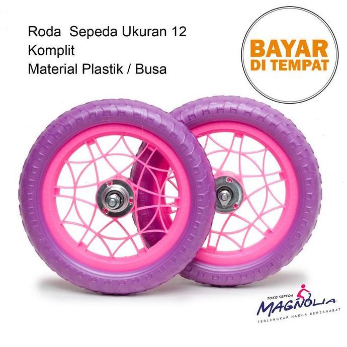 Jual Thebest- Roda Ban Sepeda Anak Ukuran 12 Komplit Siap Pakai ...