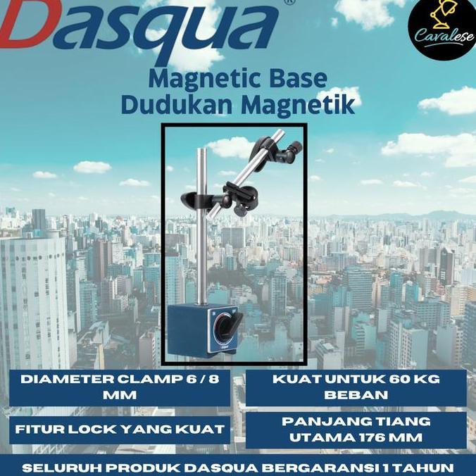 Jual Dasqua Magnetic Base Dudukan Magnetik Alas 60 kg Clamp Diameter 6/ ...