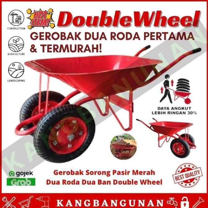 Jual HOROZY Gerobak Sorong Dorong Angkong Cor Pasir Bangunan Merah Dua ...