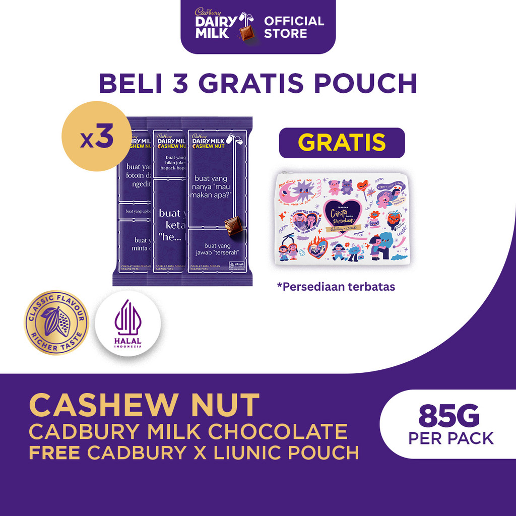Jual Coklat Cadbury Dairy Milk Terlengkap & Harga Terbaru Mei 2026 ...