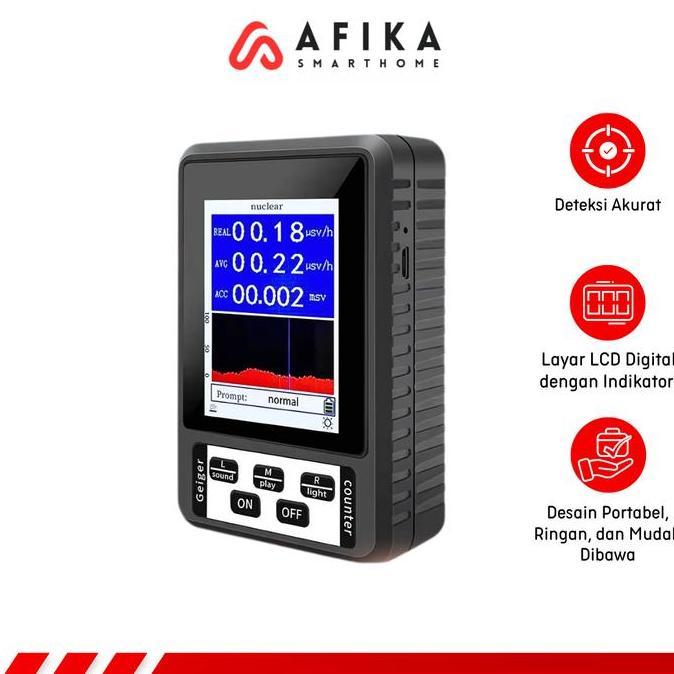 Jual WASTU Alat Deteksi Radiasi Nuklir Digital Radiation Geiger Counter ...