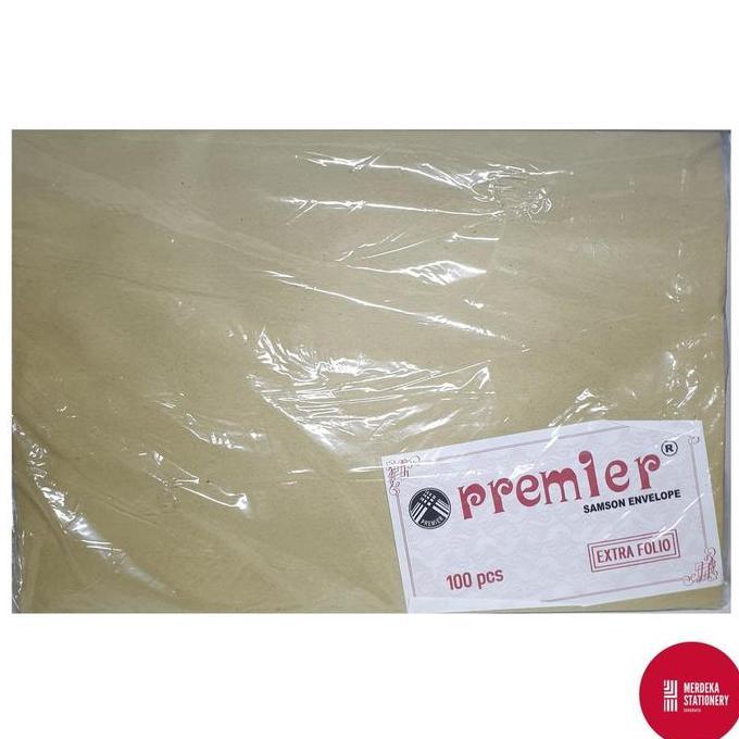 Jual (ISI 100 Lembar)Amplop/Envelope/Surat Coklat Bagus Premier Samson ...