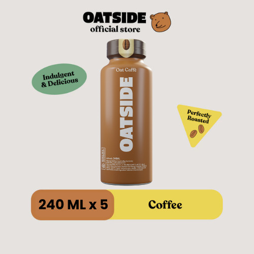 Jual OATSIDE Oat Milk Coffee Caps (Kemasan Tutup Botol) 240ml x 5 pcs ...