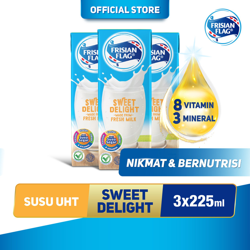 Jual Frisian Flag Susu Sweet Delight Terlengkap & Harga Terbaru Juni ...