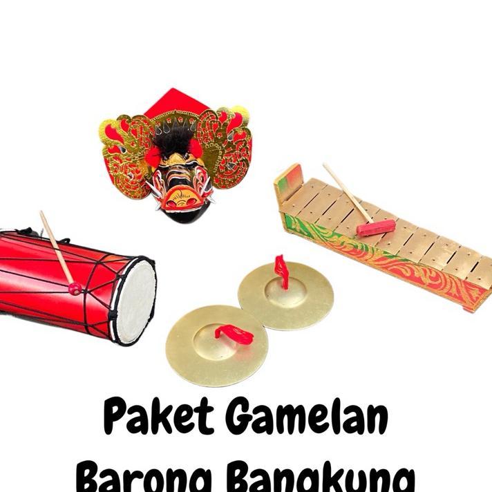 Jual Paket Lengkap Alat Gamelan Anak - Anak + Barong - Paket Alat Musik ...