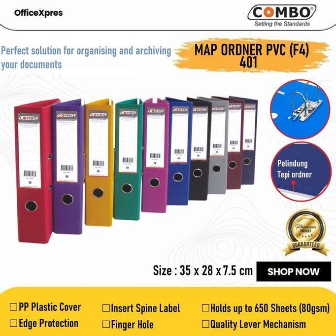Jual JAVXIACI Odner Map Folio Pvc / Odner Map Plastik File Pvc 401 ...