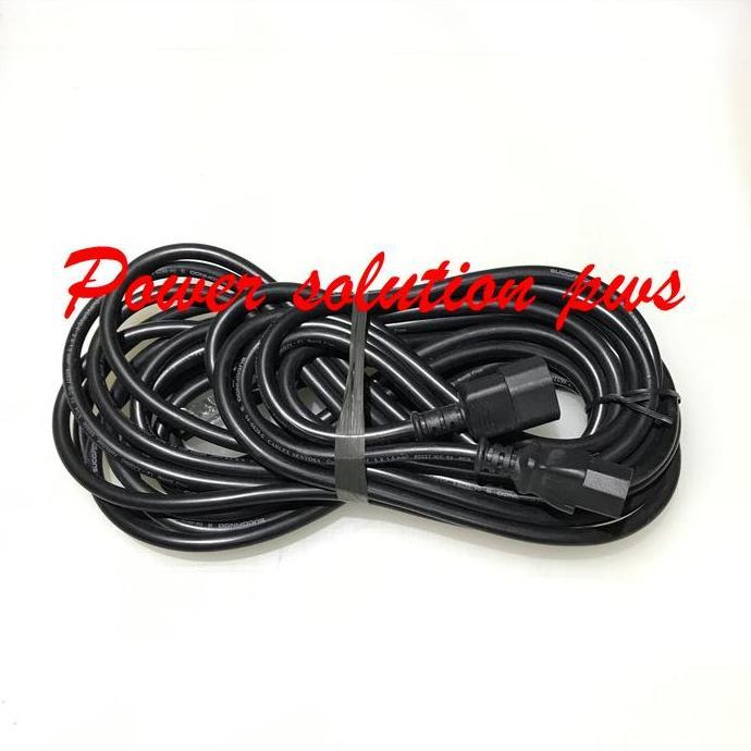 Jual KABEL POWER 10 mtr CPU-MONITOR C13-C14 SNI 3X1.5mm Housing Lebih ...