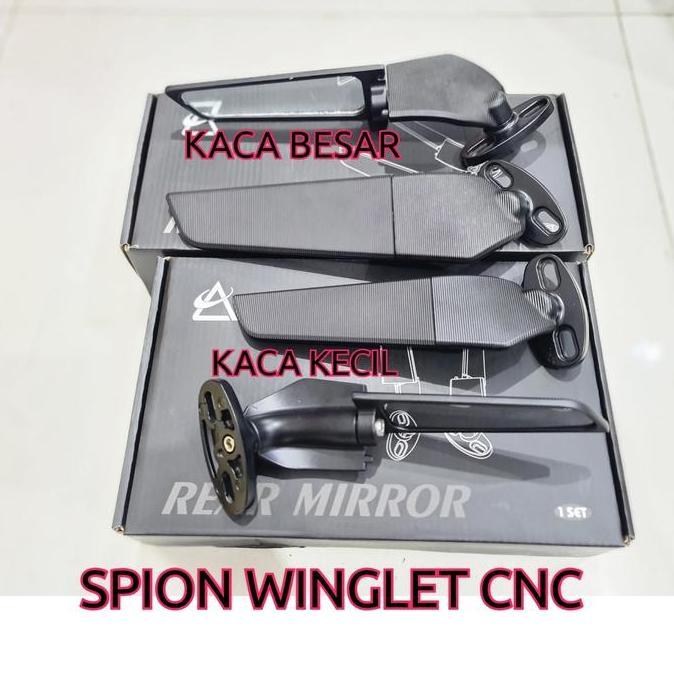 Jual Spion Winglet Cnc Spion Winglet Cnc Rear R25 Kaca Mirror Fering ...