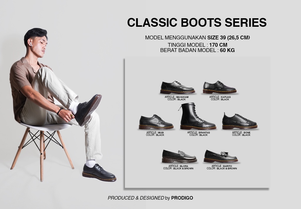 Jual Prodigo * Sepatu Pria Blora hitam | Sepatu Slip On | Loafer ...