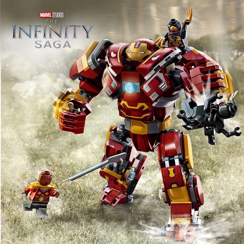Jual LEGO Super Heroes 76247 The Hulkbuster: The Battle of Wakanda (385 ...