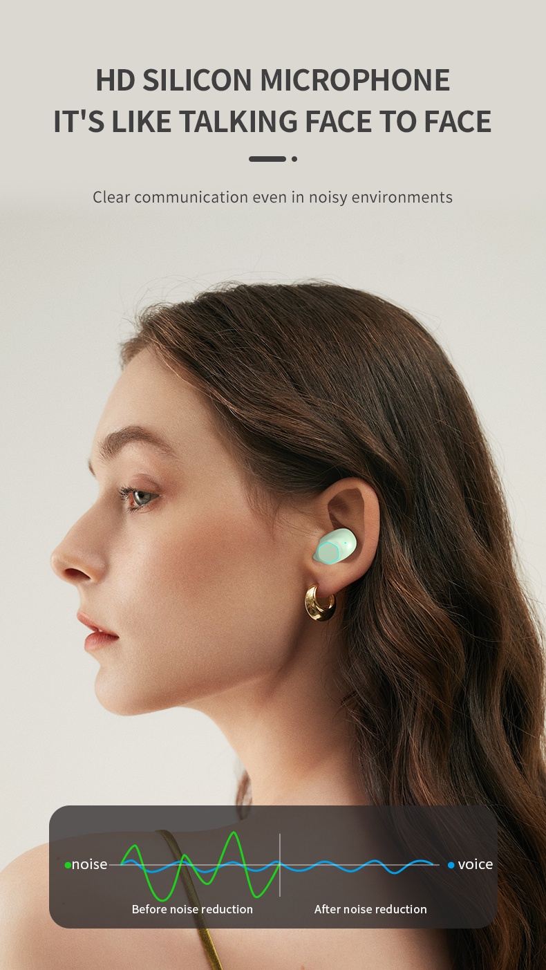 Jual Fingertime Earphone Bluetooth Wireless Headset Mini Earbuds TWS ...