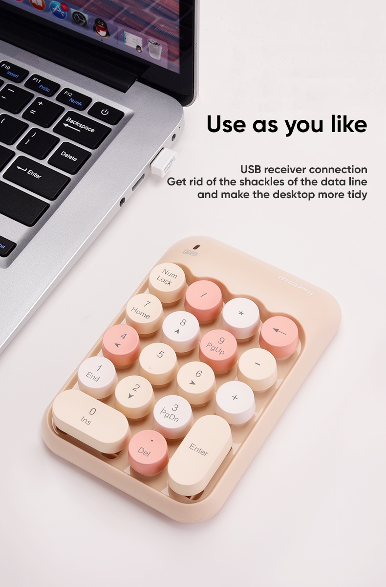 Jual MOFii Keyboard Numeric Wireless 2.4G X910 | Shopee Indonesia