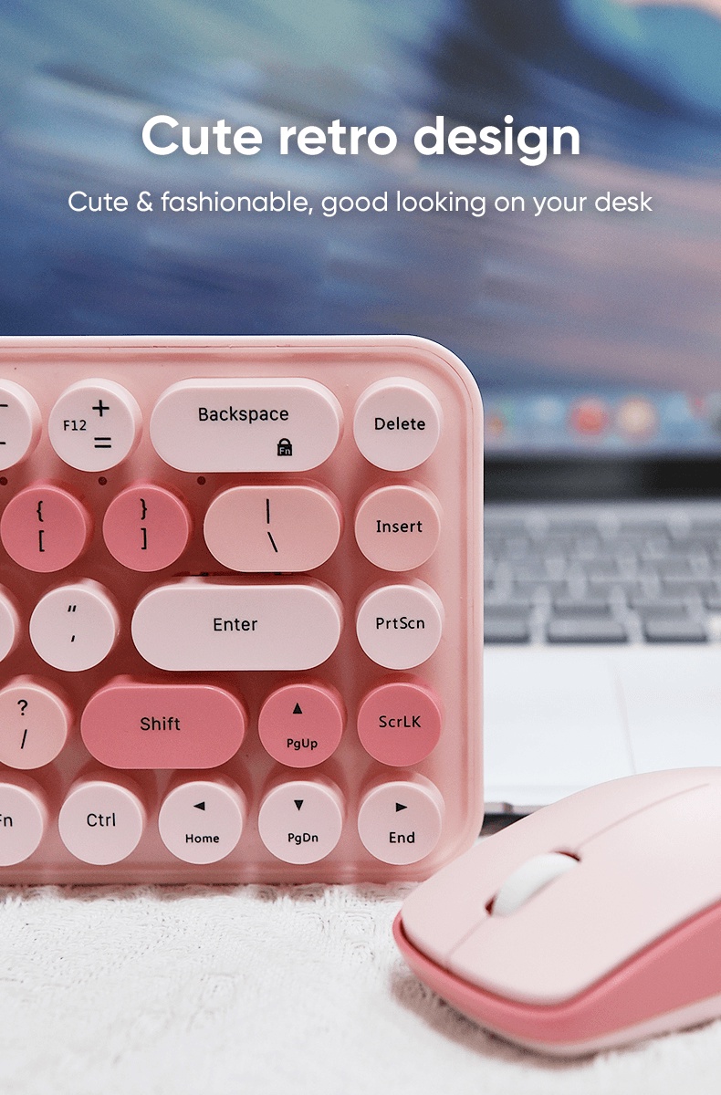 Jual MOFii Keyboard Mouse Wireless Set 2.4G Colorful iDou | Shopee ...