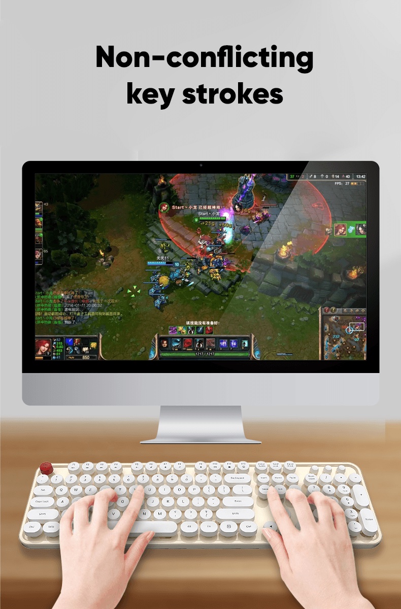 Jual MOFii Keyboard Wired Untuk Windows Mac SWEET | Shopee Indonesia